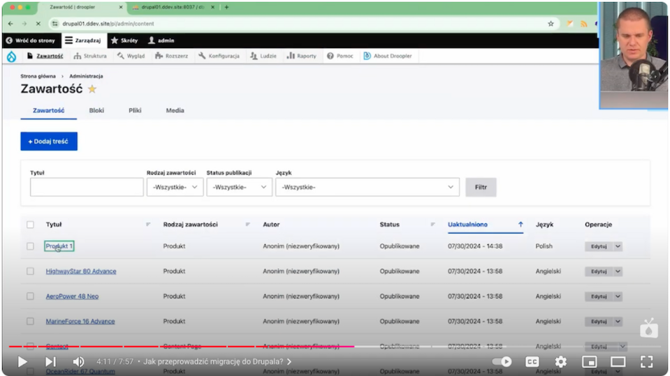 Data migration to Drupal - product example | Droptica